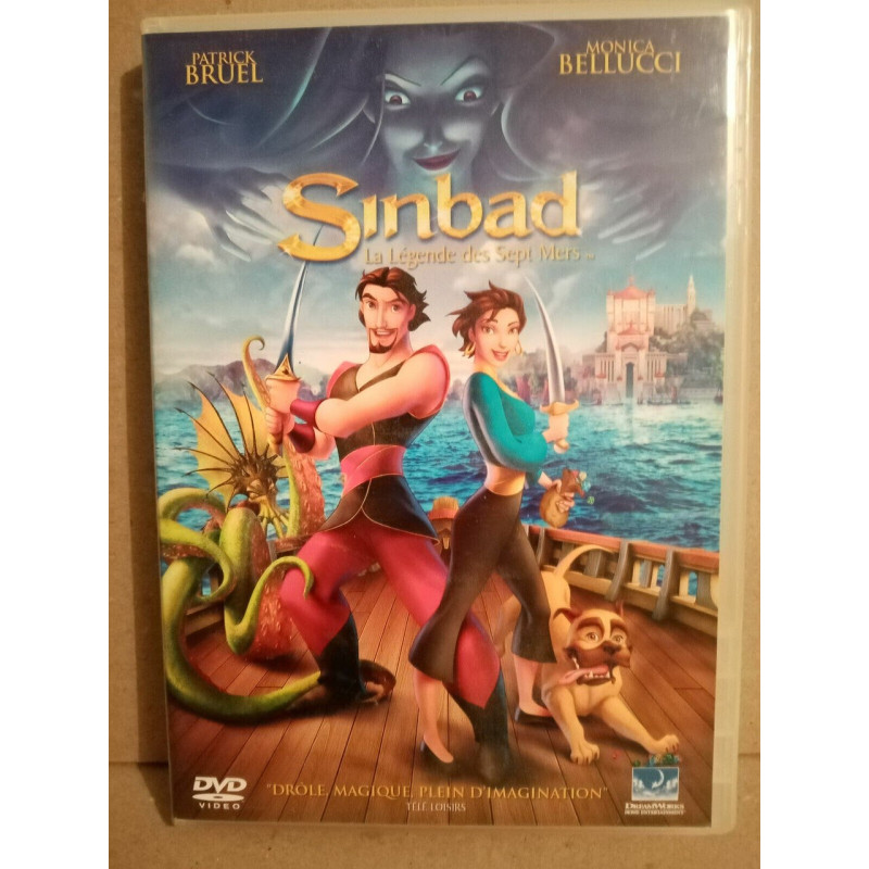 Sinbad La Légende des sept mers patrick bruel Monica bellucci DVD