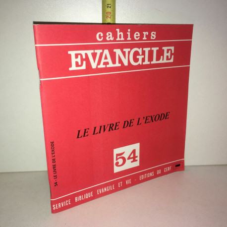 Cahiers evangile n 54 le livre de l'exode de Claude Wiener - Librairie ...